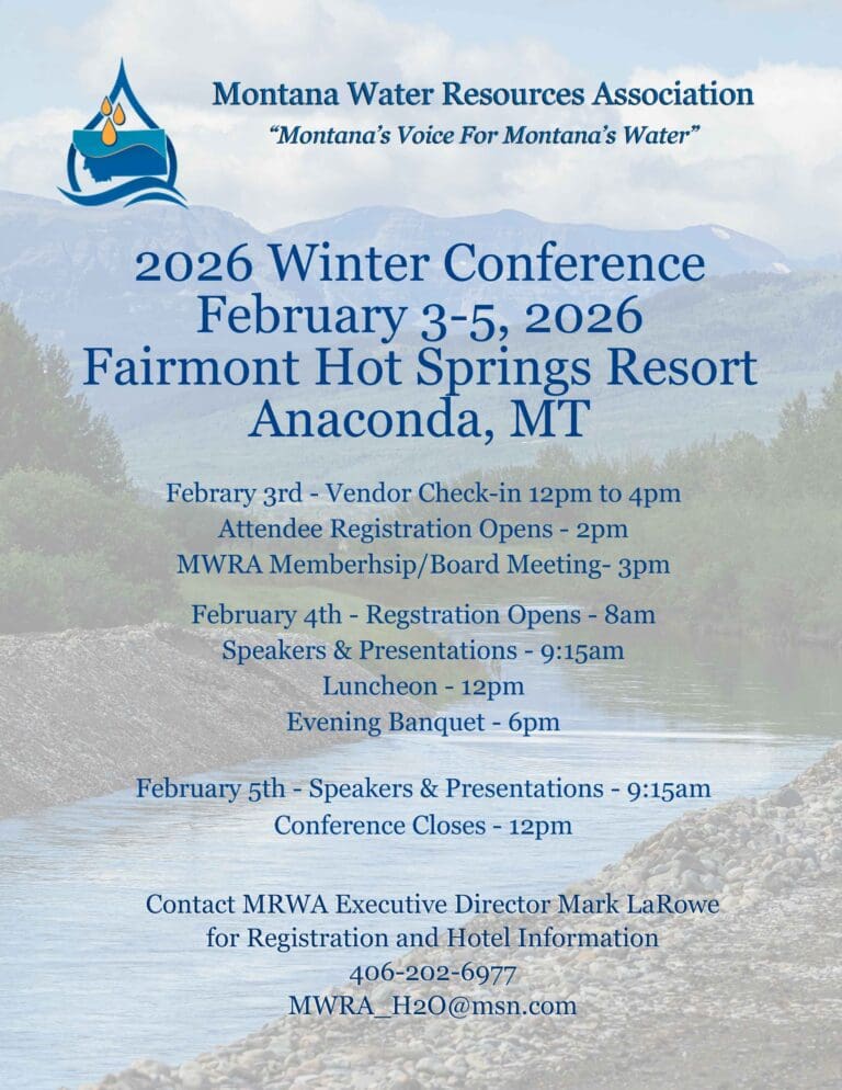 Mwra Winter Conference 2026 February 3 5 2026 Montana Water